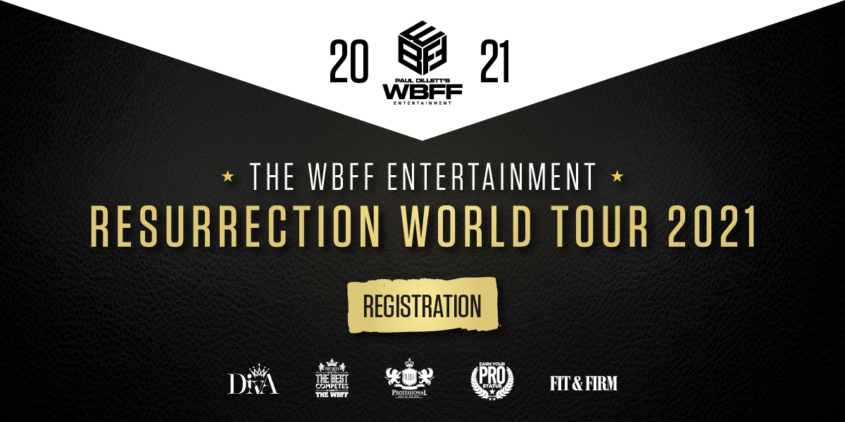 WBFF Shows Online Registration